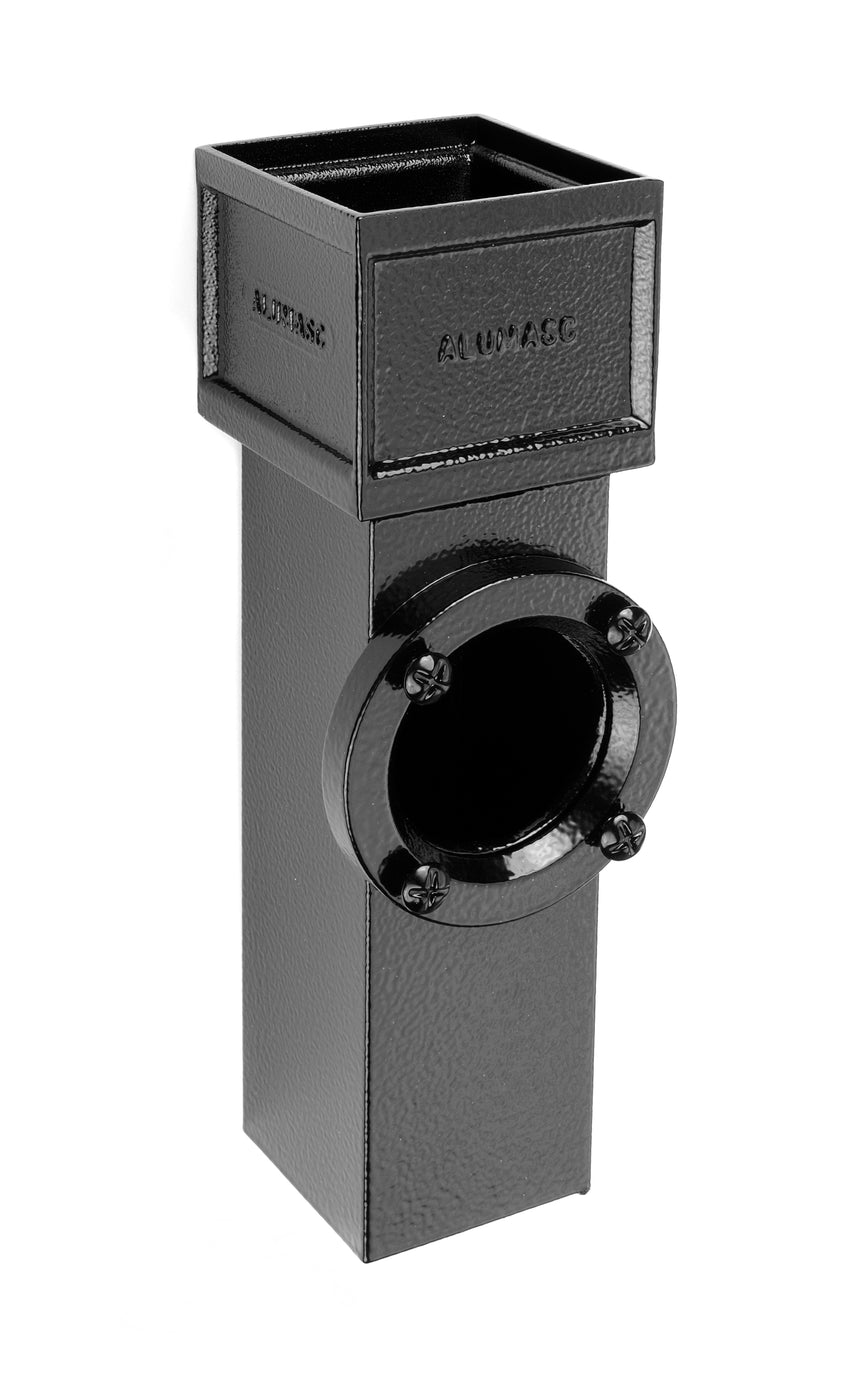 Alumasc Heritage - Square Cast Aluminium Socketed Access Pipe Without