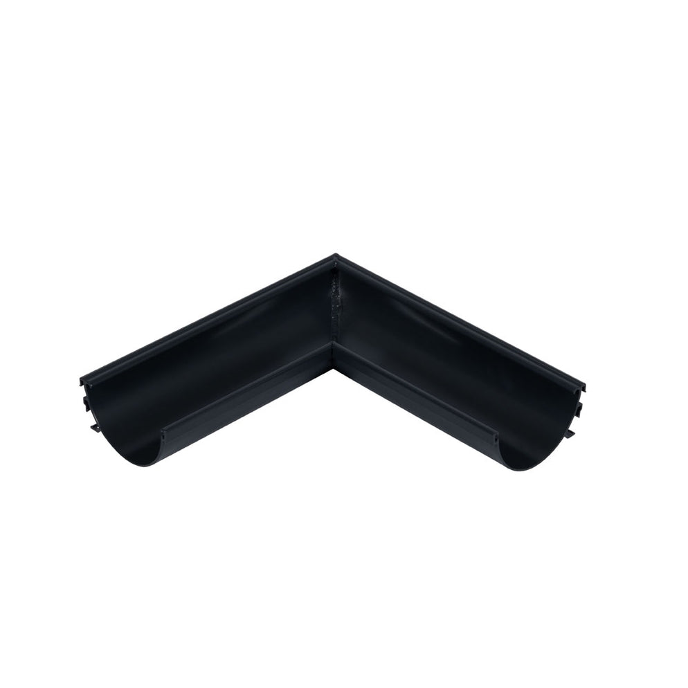 Alumasc Aqualine - Half Round Extruded Aluminium 90 Degrees Internal A