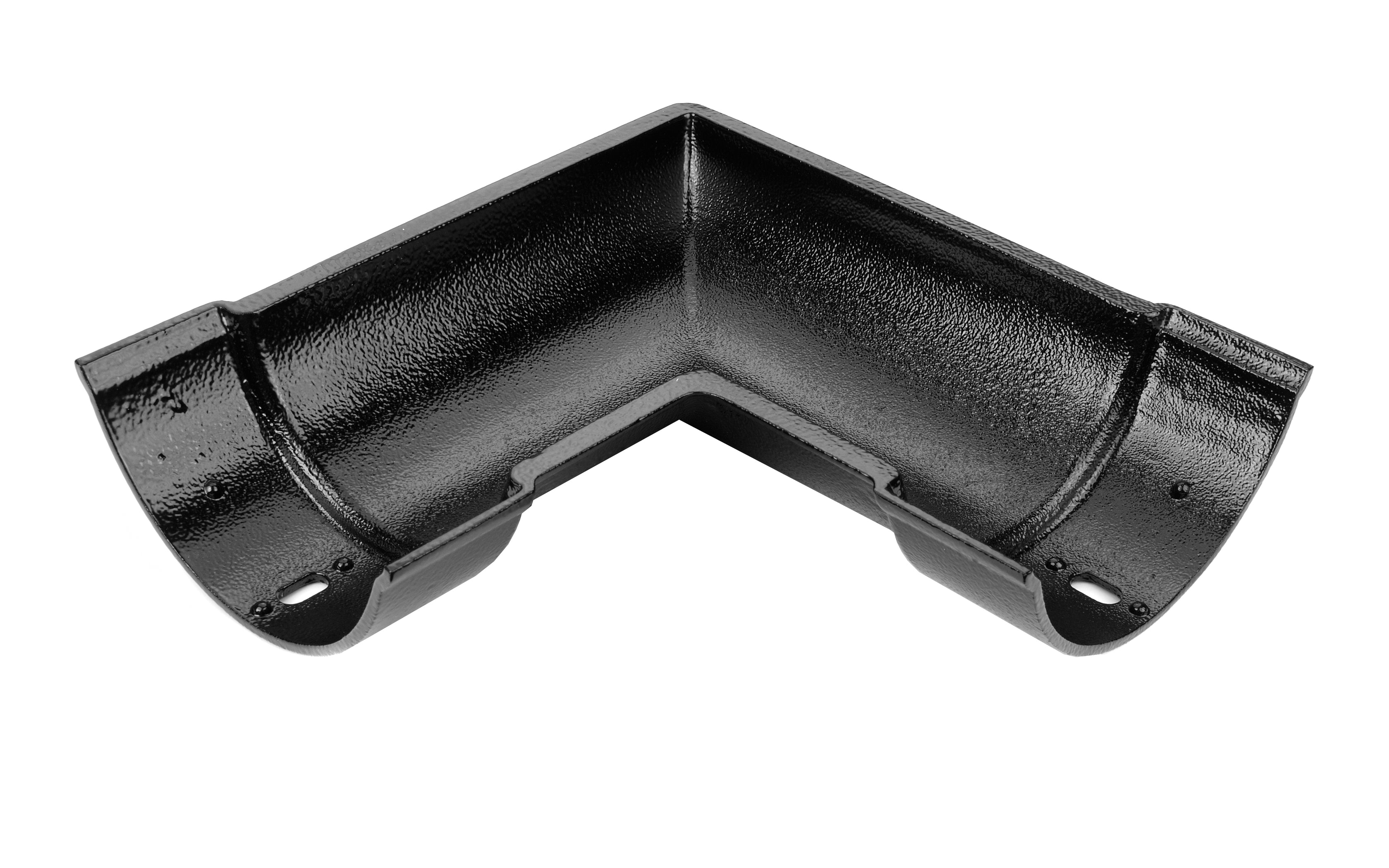 Alumasc Heritage Beaded Half Round Cast Aluminium Gutter External Angl